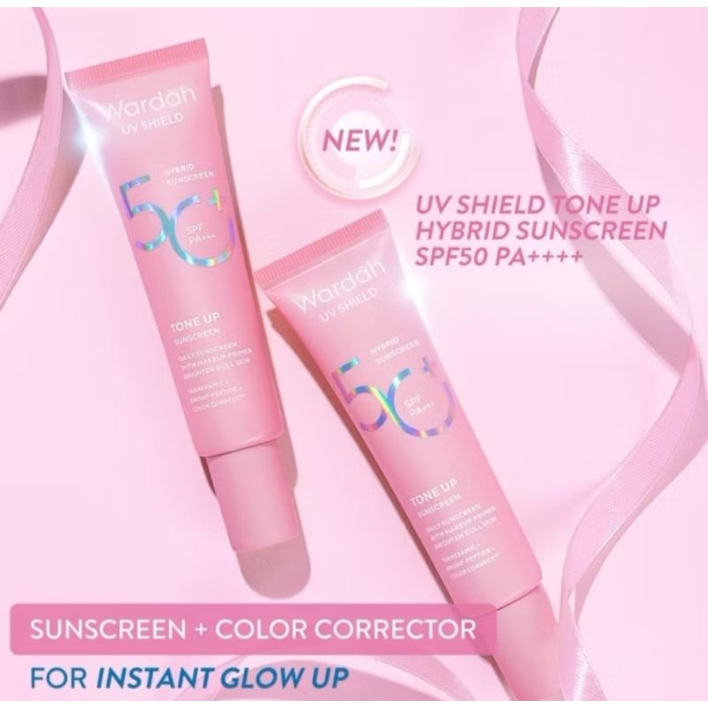 Jual WARDAH UV Shield Tone Up Sunscreen SPF 50 PA+++ | Shopee Indonesia