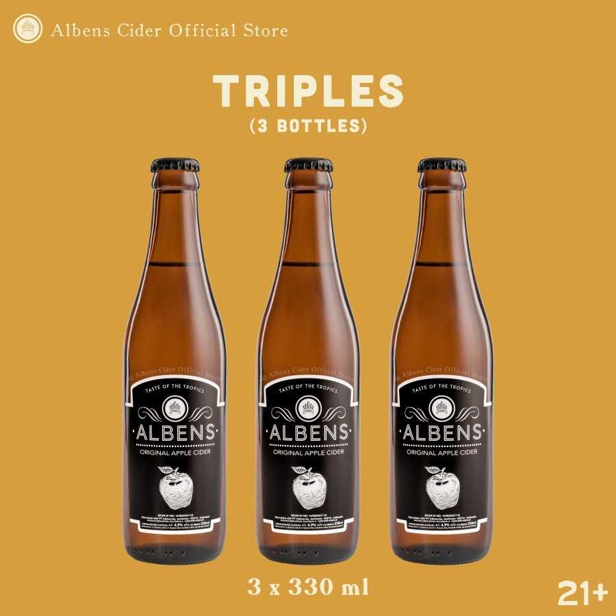 Jual Albens Cider TRIPLES (3x) | Shopee Indonesia
