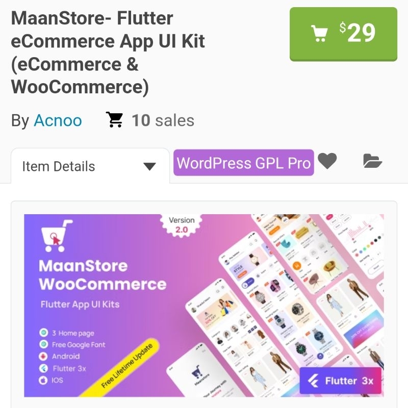 Jual MaanStore - Flutter eCommerce Full App | Shopee Indonesia