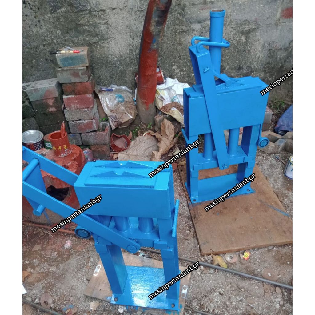 Jual Alat Cetak Batako Manual Genjot Hand Press Ukuran 40x20x10 cm ...