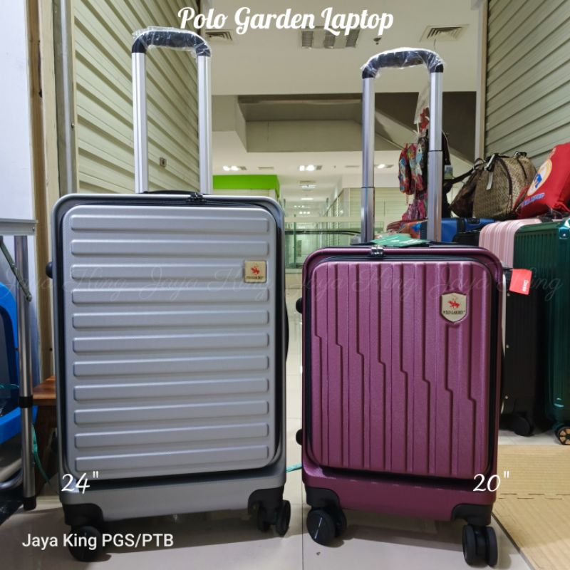 Jual Koper Laptop Fiber 20 24 Inc Polo Garden TSA Kunci Tanam Roda 4 ...