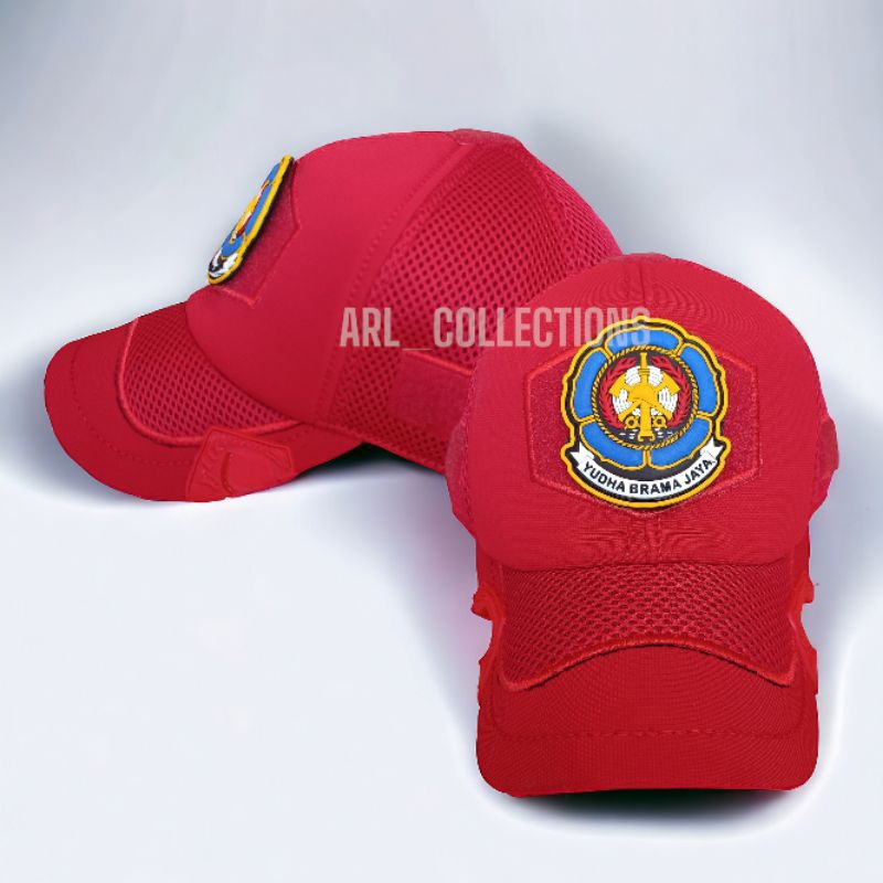 Jual topi tactical coak merah damkar combinasi cotton origin baseball ...