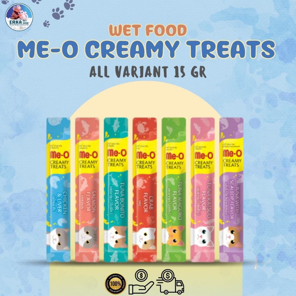 Jual Snack Kucing MEO CREAMY 15 GR Kemasan Satuan | Shopee Indonesia