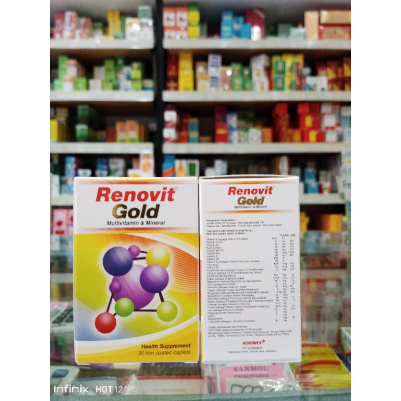 Jual multivitamin renovit gold '30 | Shopee Indonesia