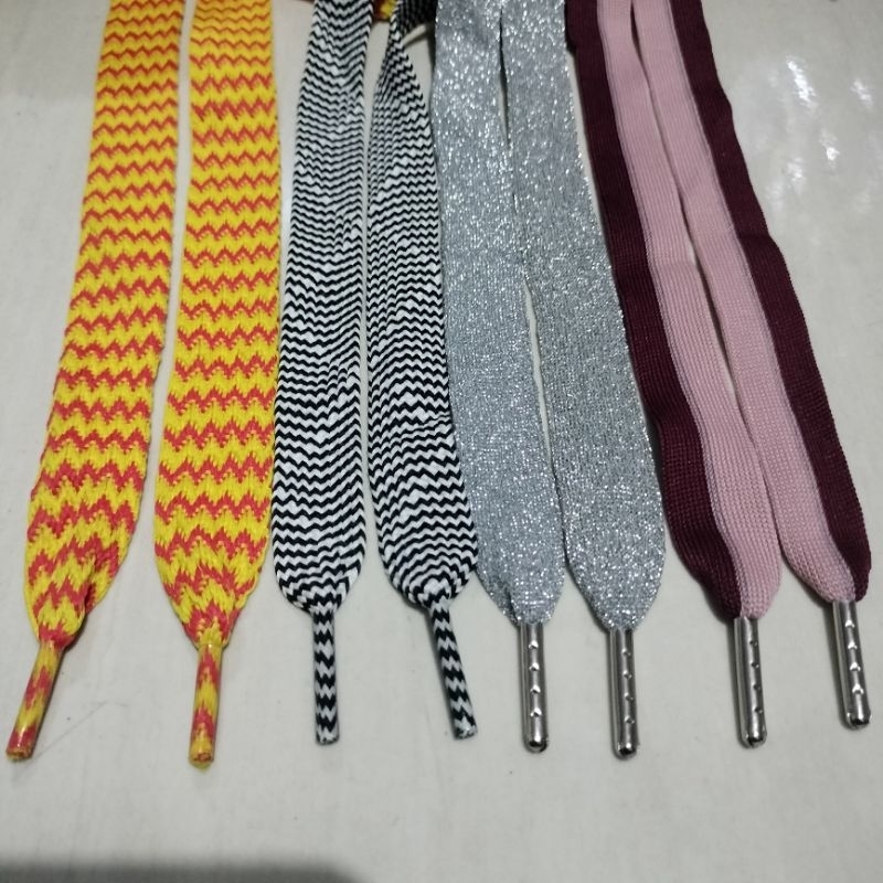 Jual tali sepatu unik / tali sepatu motif panjang 120cm varian motif ...