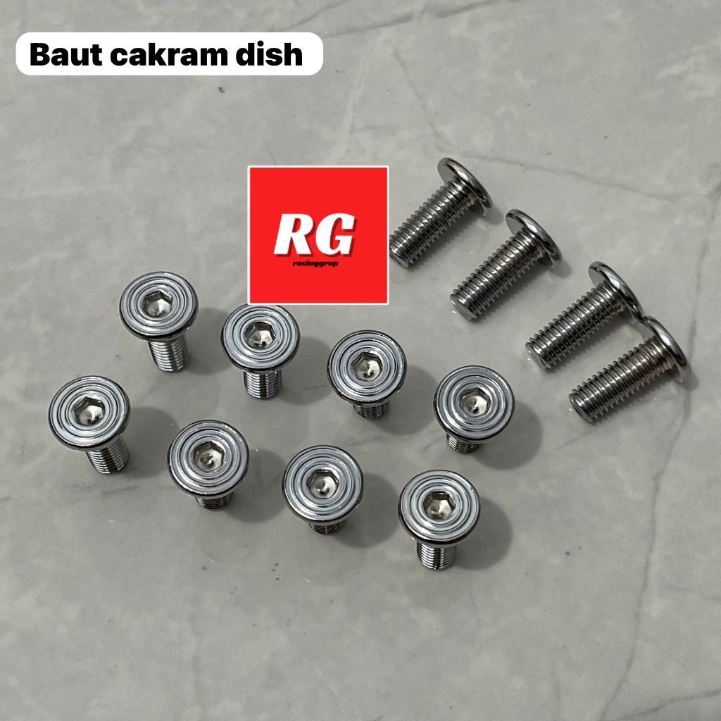 Jual racinggrup BAUT DISC PIRINGAN CAKRAM PROBOLT STAINLESS HARGA SATUAN UNIVERSAL | Shopee ...