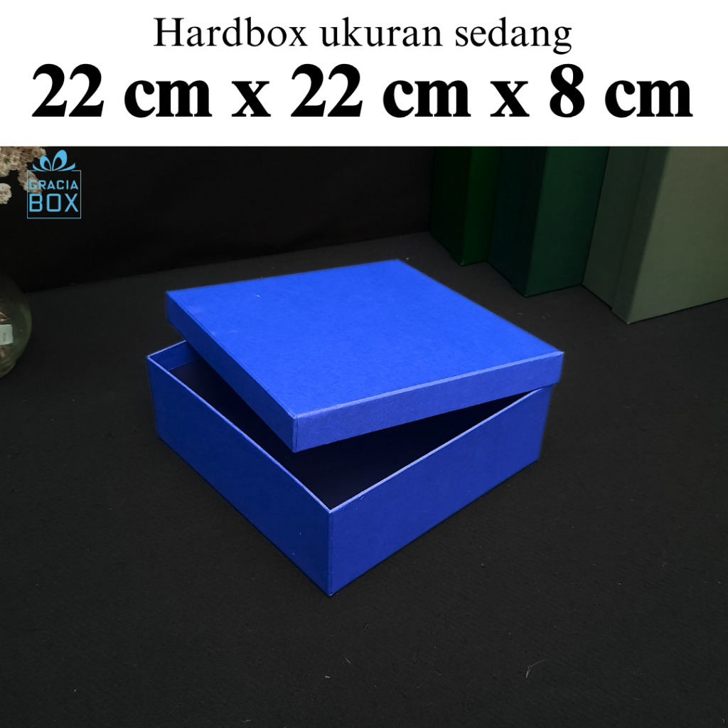 Jual BOX HAMPER - HARDBOX - KOTAK KADO - ukuran 22 cm x 22 cm x 8 cm ...