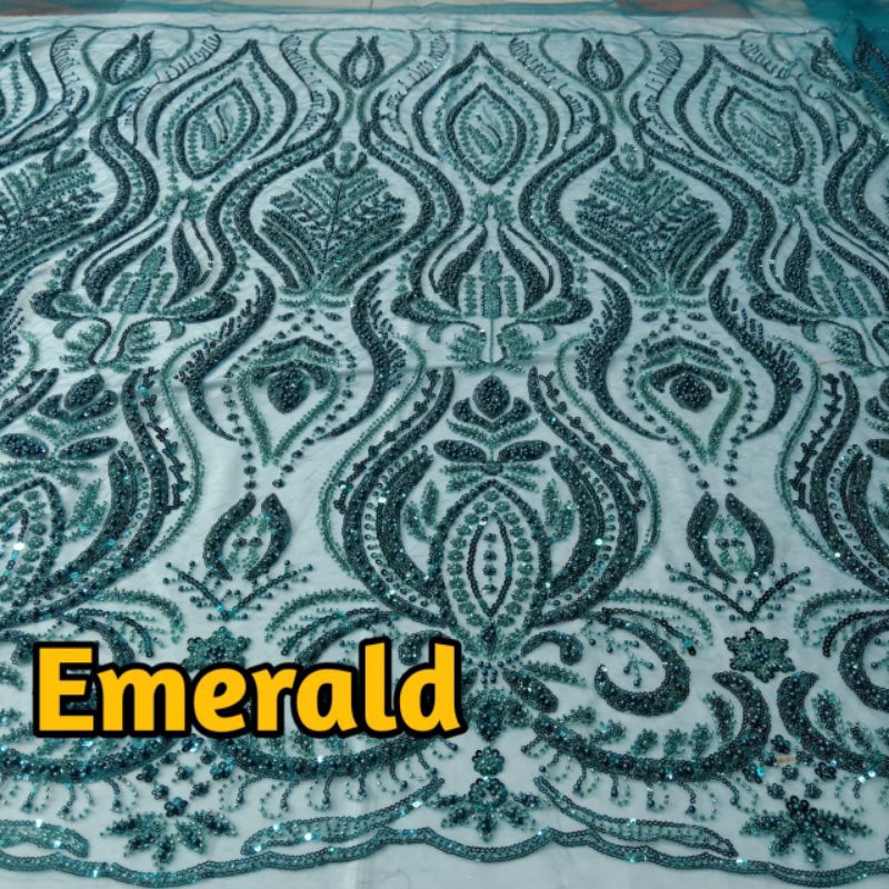 Jual Bahan Kain Tile Motif Gucci Full Payet Jepang | Shopee Indonesia