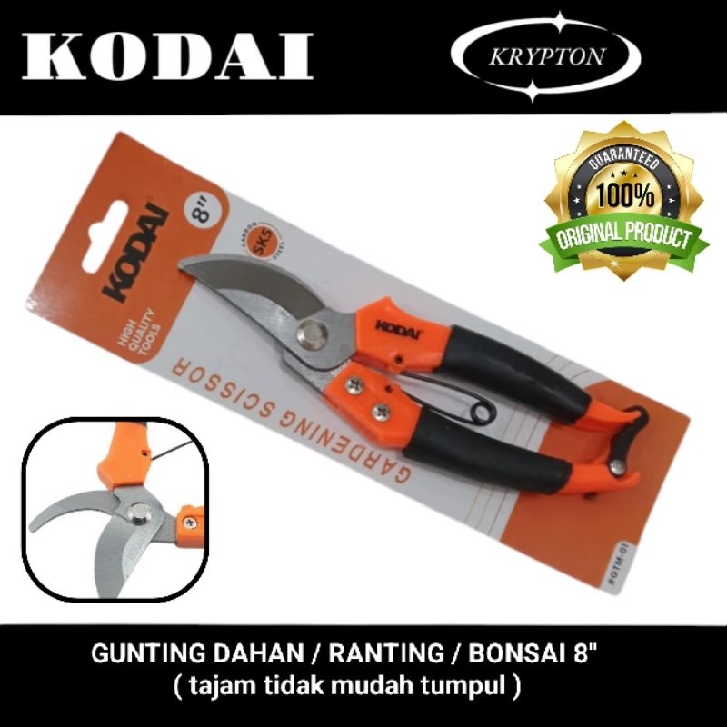 Jual KODAI gunting dahan / ranting / bonsai 8" ( super tajam ) jaminan ...