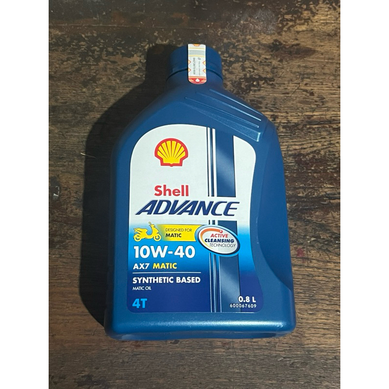 Jual OLI SHELL ADVANCE 10W-40 (MATIC & BEBEK) 800 ml & 1 Liter | Shopee ...
