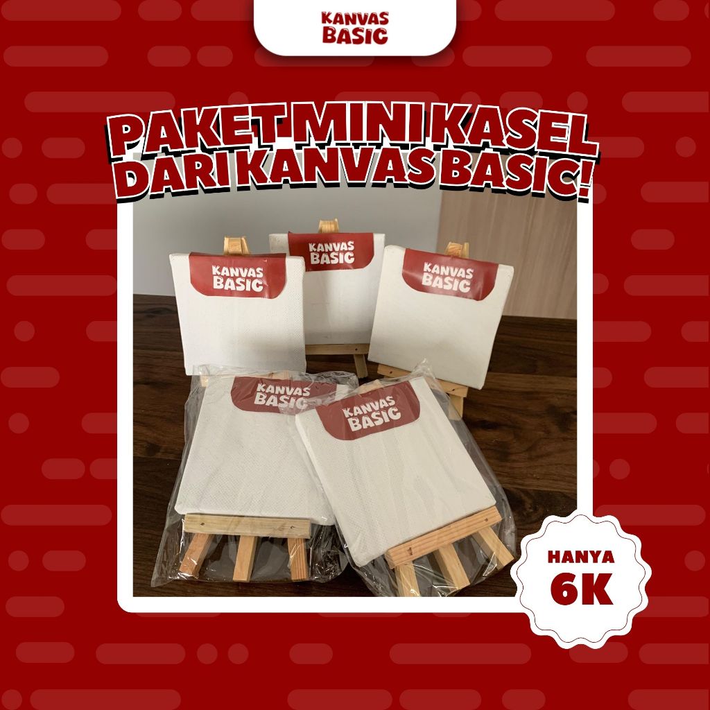 Jual Paket Kasel Polos Mini 10x10CM - Kanvas Easel, Bahan Spunbond Terjangkau | Shopee Indonesia