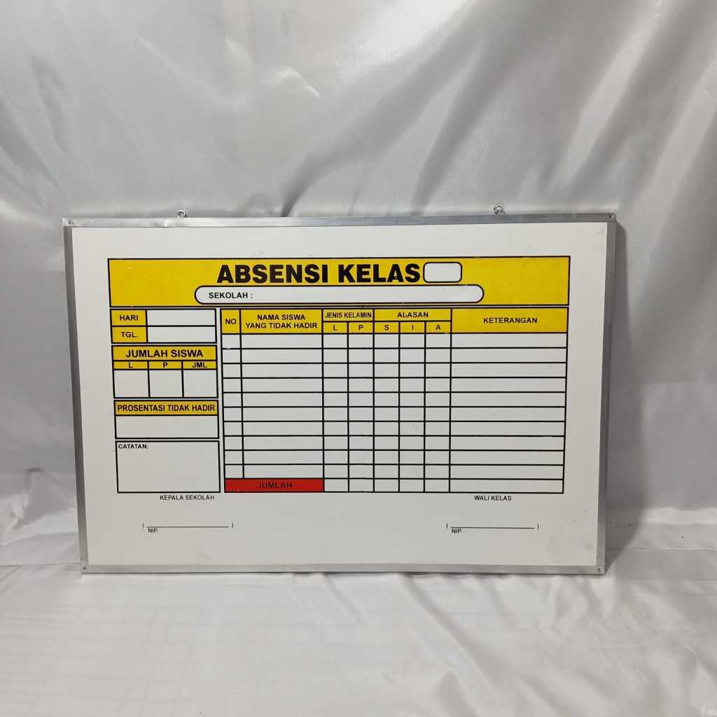 Jual PAPAN ABSENSI KELAS ESTETIK | Shopee Indonesia