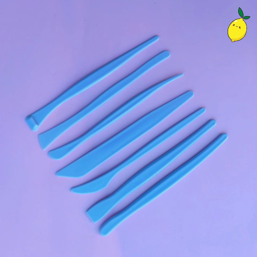 Jual Clay Tools Set 7 pcs / Alat Fondant / Alat Ukir / Butsir Plastik ...
