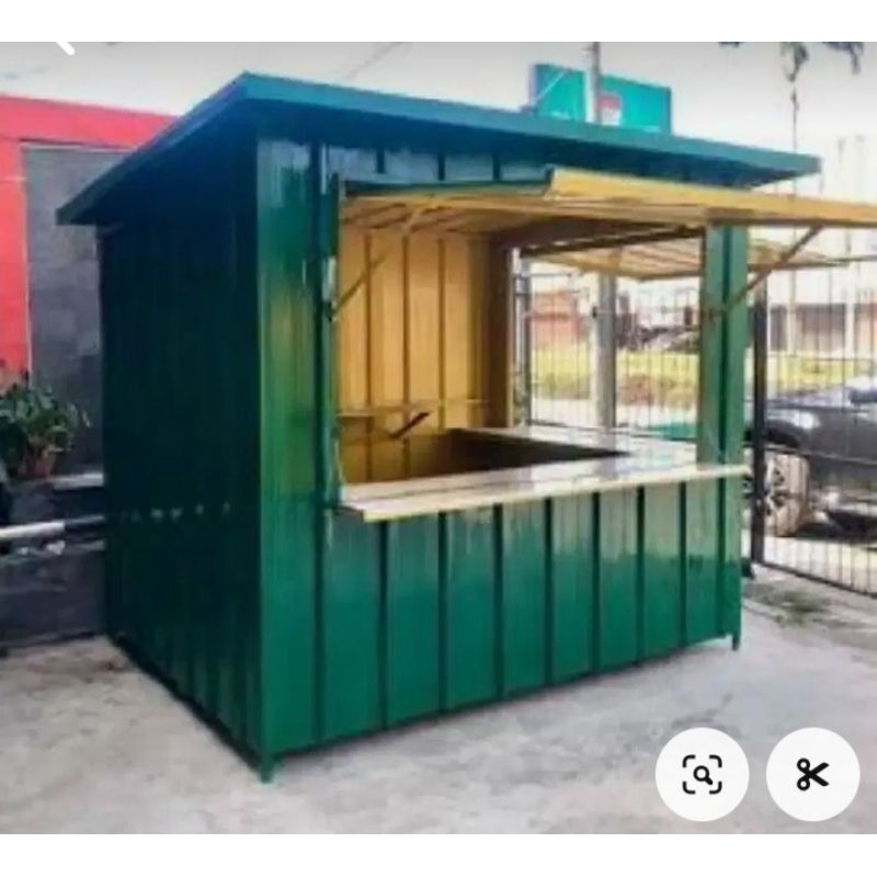 Jual Booth container gerobag jualan 2mx2m tinggi 2m | Shopee Indonesia