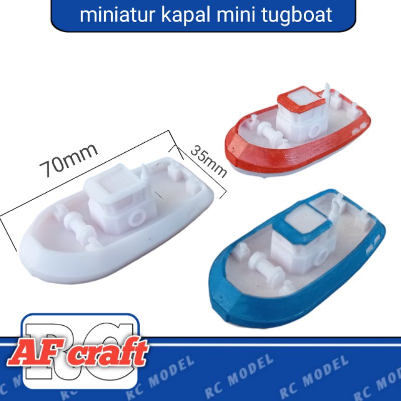 Jual miniatur kapal mini tugboat setengah bodi | Shopee Indonesia