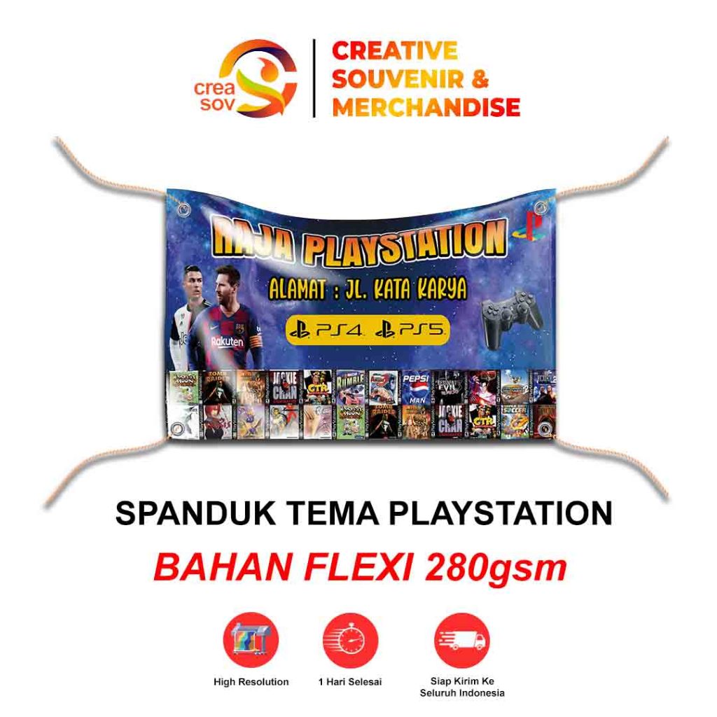 Jual Creasov - Spanduk Rental Playstation Keren Cetak Spanduk Rental PS ...
