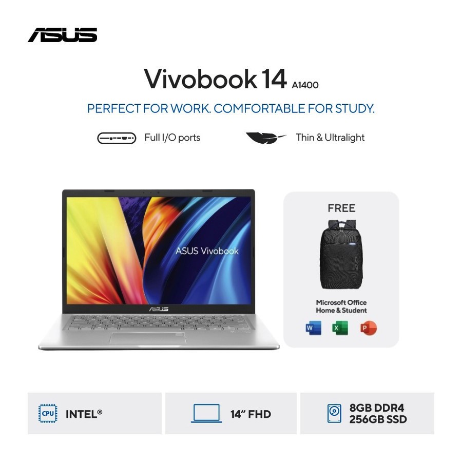 Jual Asus Vivobook 14 A1400KA FHD424 Intel Celeron N4500 8GB SSD 256GB ...
