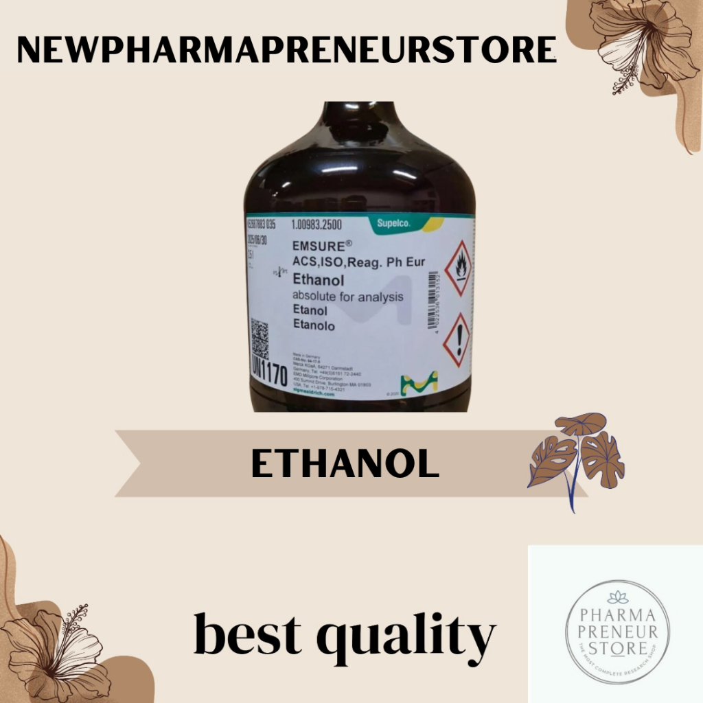 Jual ETANOL 99% / ETHANOL ABSOLUTE PRO ANALISYS / ANALISA PER 1 LITER MERCK BEST QUALITY ...