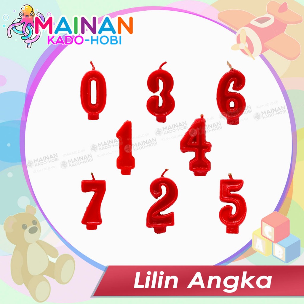 Jual LILIN ANGKA PERLENGKAPAN PESTA ULANG TAHUN | Shopee Indonesia