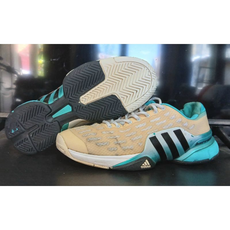 Jual sepatu tenis second original ADIDAS BARICADE size 41 | Shopee ...