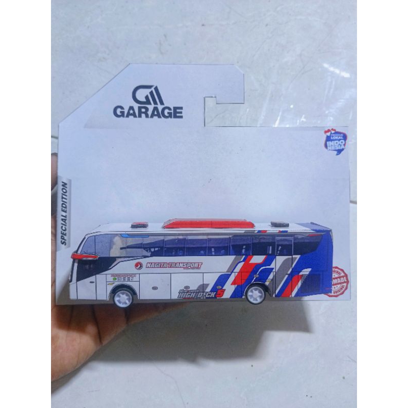 Jual Miniatur bus NAGITA TRANSPORT Jet Bus 5 Diecast bus / Mainan anak ...