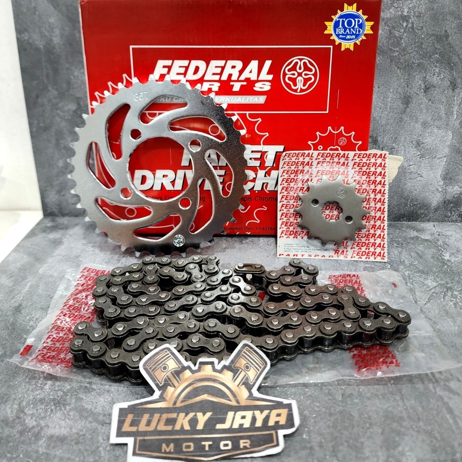 Jual Girset Gearset Chainkit Rantai Gear Gir Set Smash New Pnp Smash ...