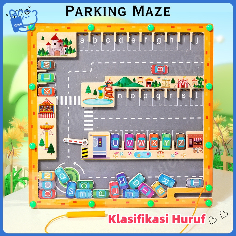 Jual Huruf Classification Maze - Mainan Sortir Warna Alfabet Berhitung ...
