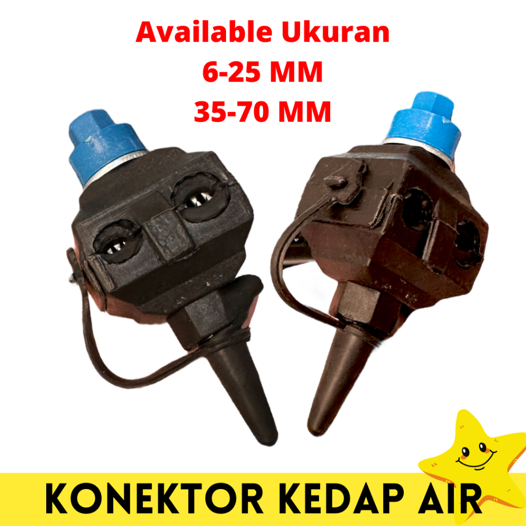 Jual TAP CONECTOR KONEKTOR KEDAP AIR 6-25 MM 35-70 MM CONNECTOR KABEL ...