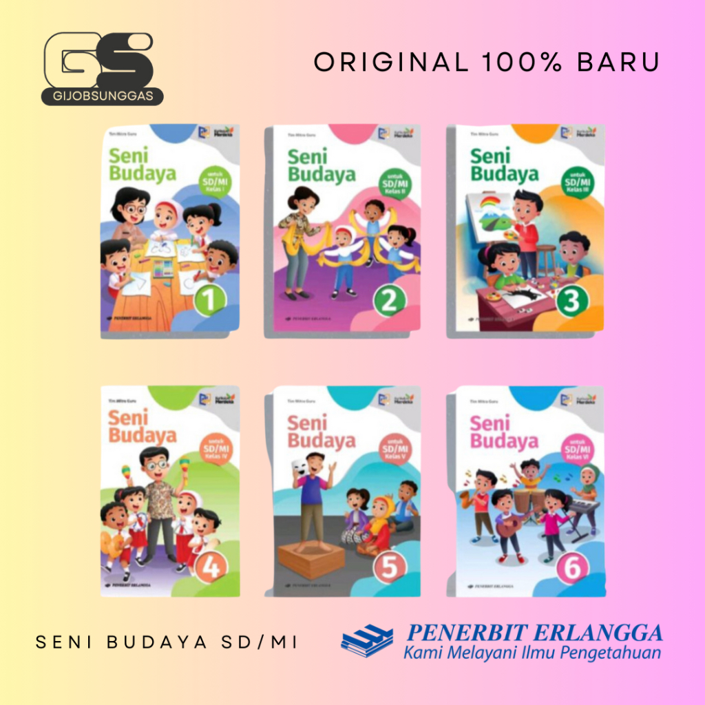 Jual Seni Budaya SD/MI Kelas 1 2 3 4 5 6 Kurikulum Merdeka Revisi - Erlangga | Shopee Indonesia