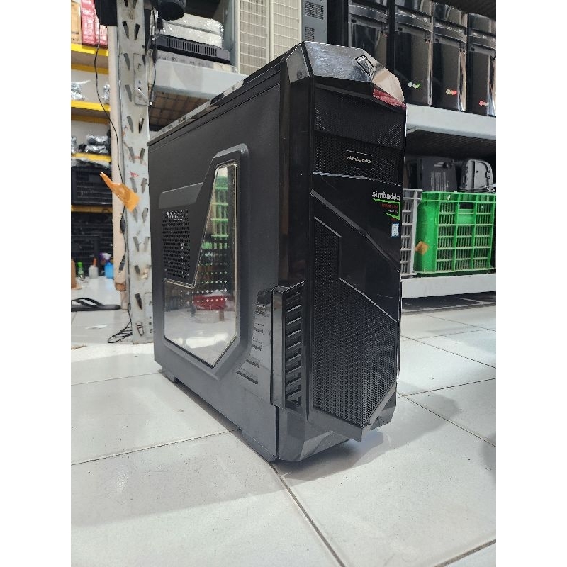 Jual casing case pc simbadda ukuran ATX muat 5 fan 12cm second mulus ...