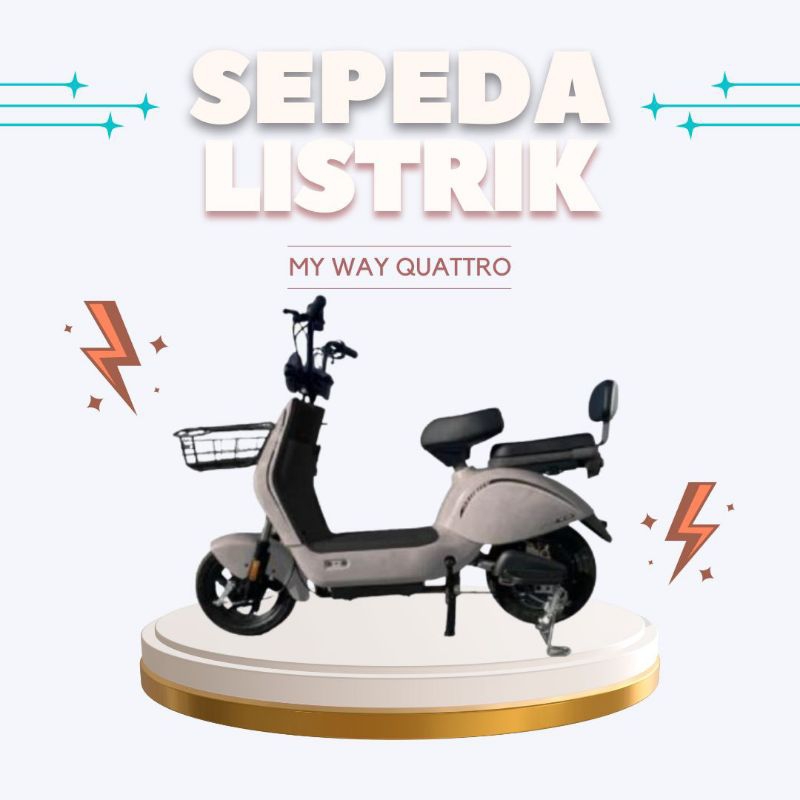 Jual Sepeda Listrik E-Bike MY WAY QUATTRO by POLYGON | Shopee Indonesia