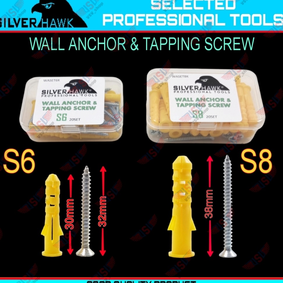 Jual Super Spesial Angkur Baut SET Tembok sekrup Dinding Tembok Angkur ...