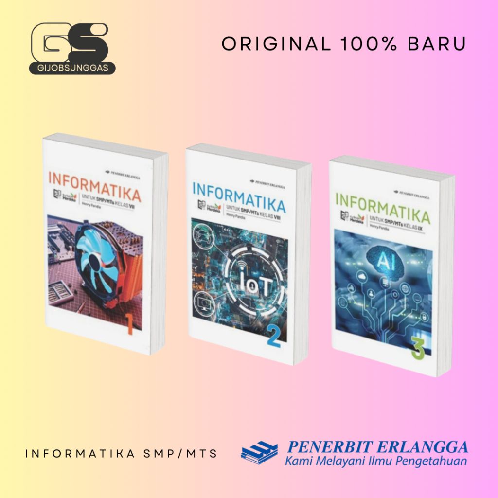 Jual Informatika SMP/MTS Kelas 7 8 9 Kurikulum Merdeka - ERLANGGA | Shopee Indonesia