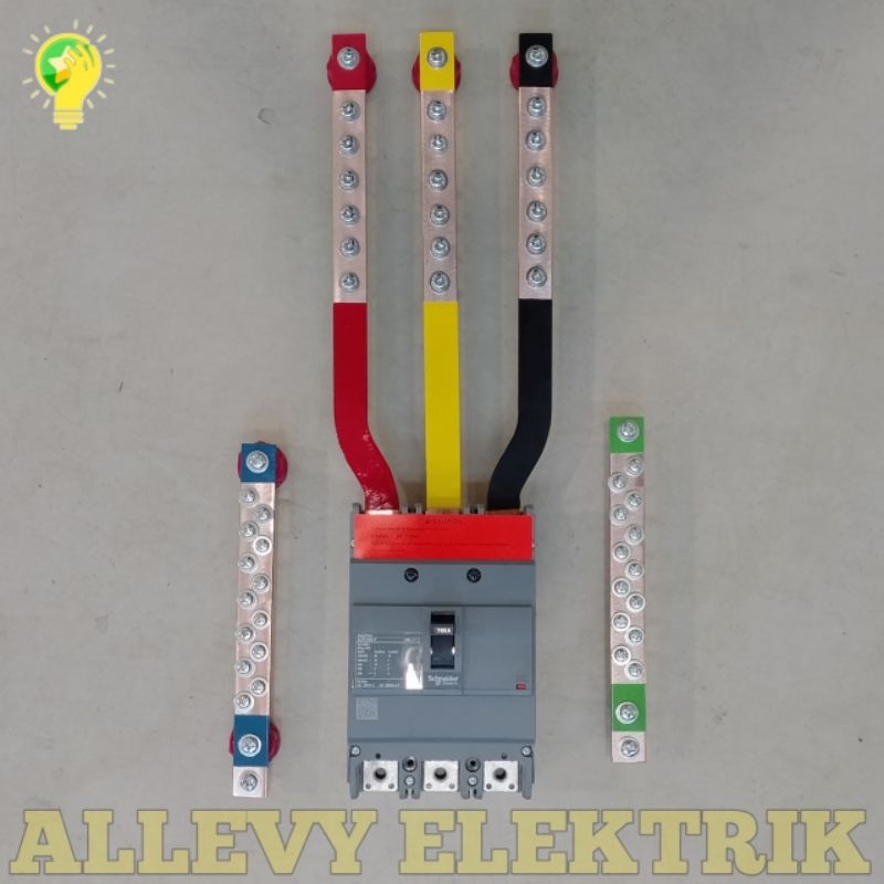 Jual BUSBAR 3X20 RSTN+GROUND UNTUK MCCB MAX 250A | Shopee Indonesia