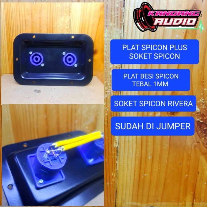Jual PANEL PLAT BESI SPICON PLUS SOKET SPICON SUDAH DI JUMPER | Shopee ...