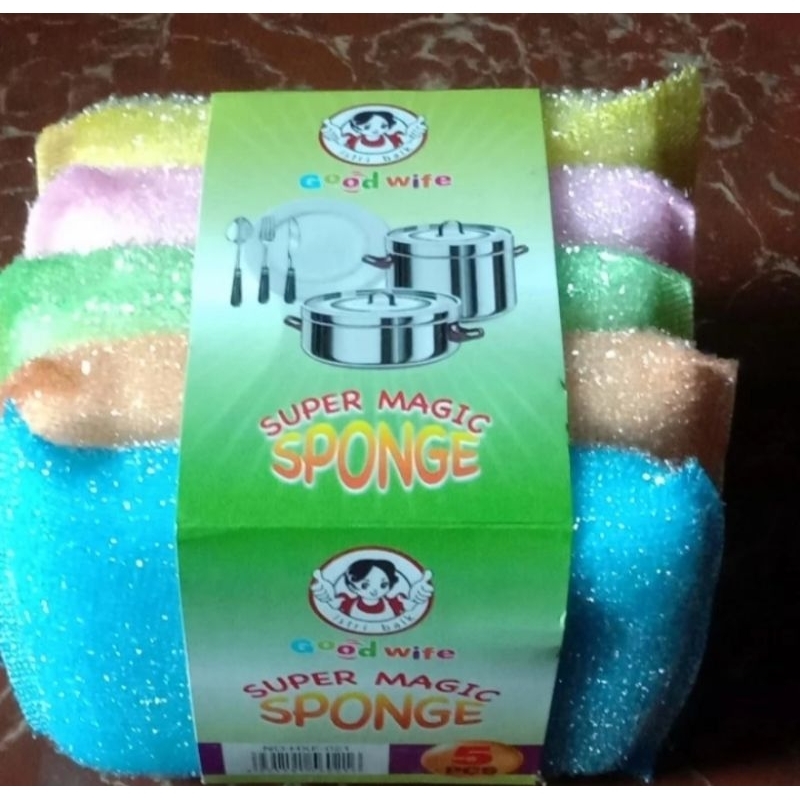 Jual Sabut cuci piring scotch brite 5 pcs | Shopee Indonesia