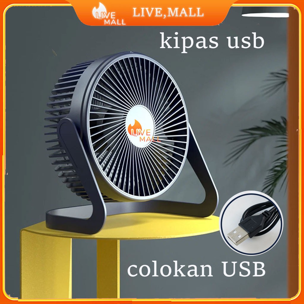 Jual Kipas Angin MINI USB Plastik Duduk Mini USB FAN Portable Angin ...
