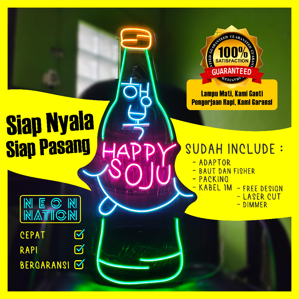 Jual CUSTOM NEON FLEX CUSTOM NEON SIGN CUSTOM LAMPU CUSTOM LED COSTUME ...