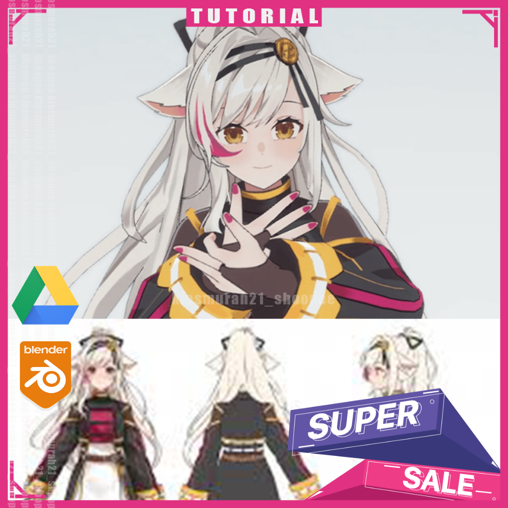 Jual Transform 2D Characters into 3D Avatars - Blender 3D Tutorial ...