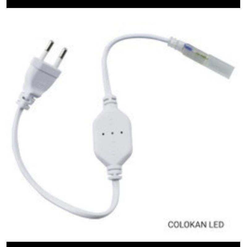 Jual SOKET COLOKAN SOCKET LED STRIP SELANG 5050 2835 220V ADAPTOR LAMPU ...