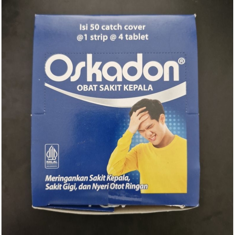 Jual OSKADON BOX ISI 50 STRIP @4 TABLET - OBAT NYERI KEPALA/ ED ...