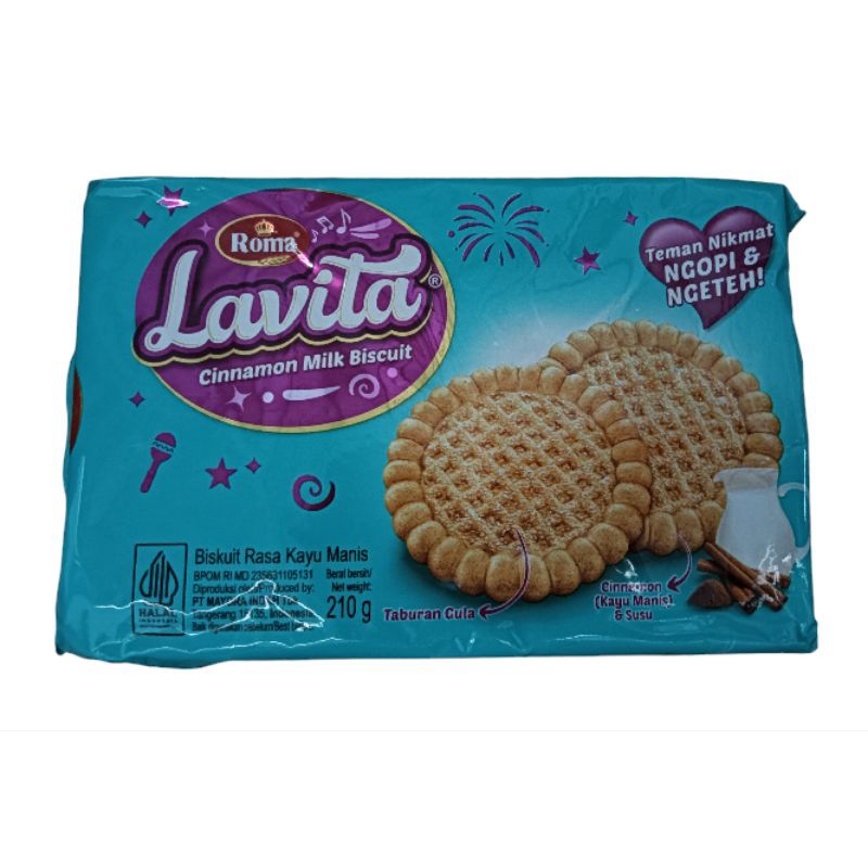 Jual ROMA LAVITA CINNAMON & MILK 210G | Shopee Indonesia