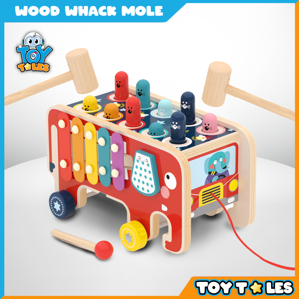 Jual [TOY TALES] Puzzle Kayu Gajah Whack-A-Mole - Puzzle Edukasi Kayu ...