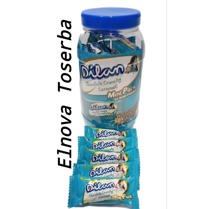 Jual Dilan Toples Chocolate Crunchy Caramel, Dilan Mini Pack Isi 25 per ...