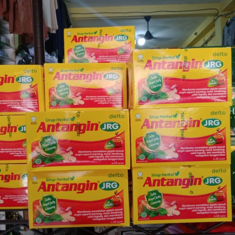 Jual ANTANGIN JRG 1 BOX ISI 12 SACHET || SIRUP HERBAL + MADU ...