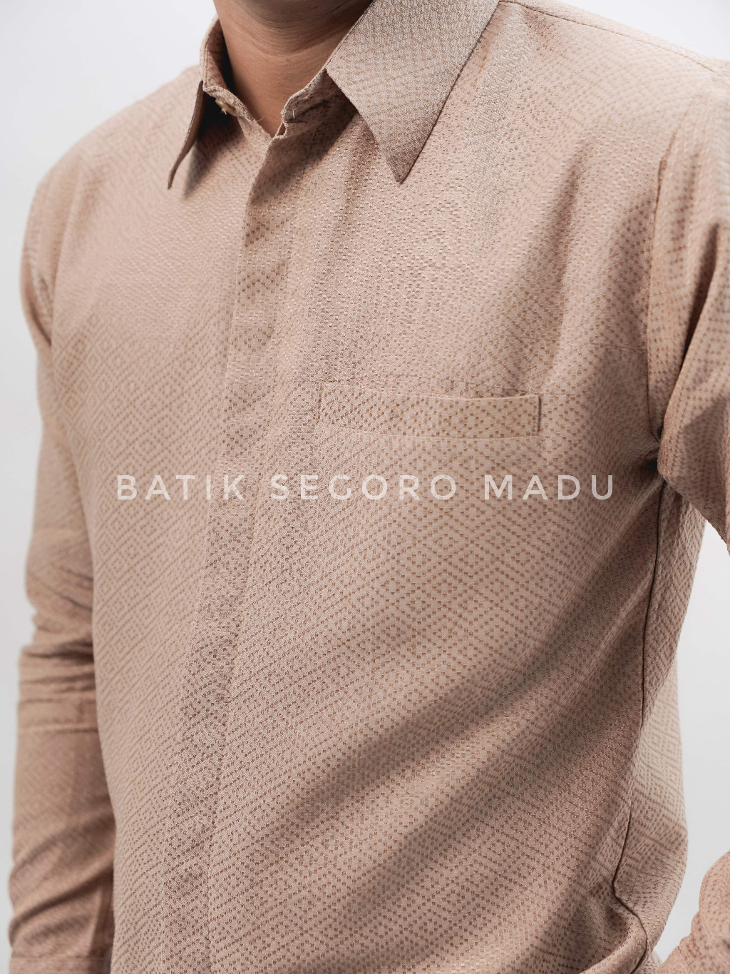 Jual Kemeja Polos Pria Eksklusif Lapis Furing Kemeja Katun Dobby Polos ...