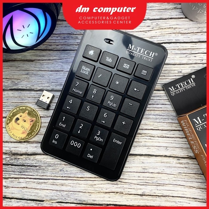Jual Keyboard Numeric Wireless Mtech M-Tech Keypad Numerik Angka ...