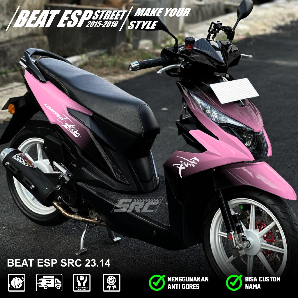 Jual COD Sticker Decal Full Body Honda Beat FI ESP Beat Street 2016 ...