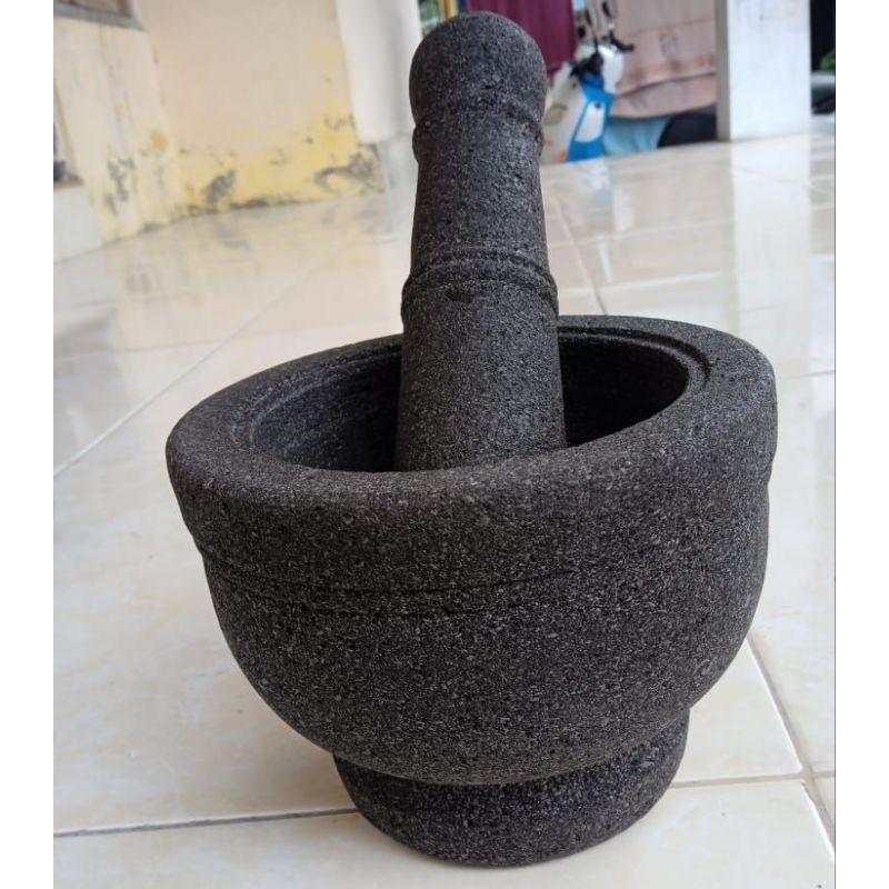 Jual Lumpang batu Merapi 12 cm plus alu | Shopee Indonesia