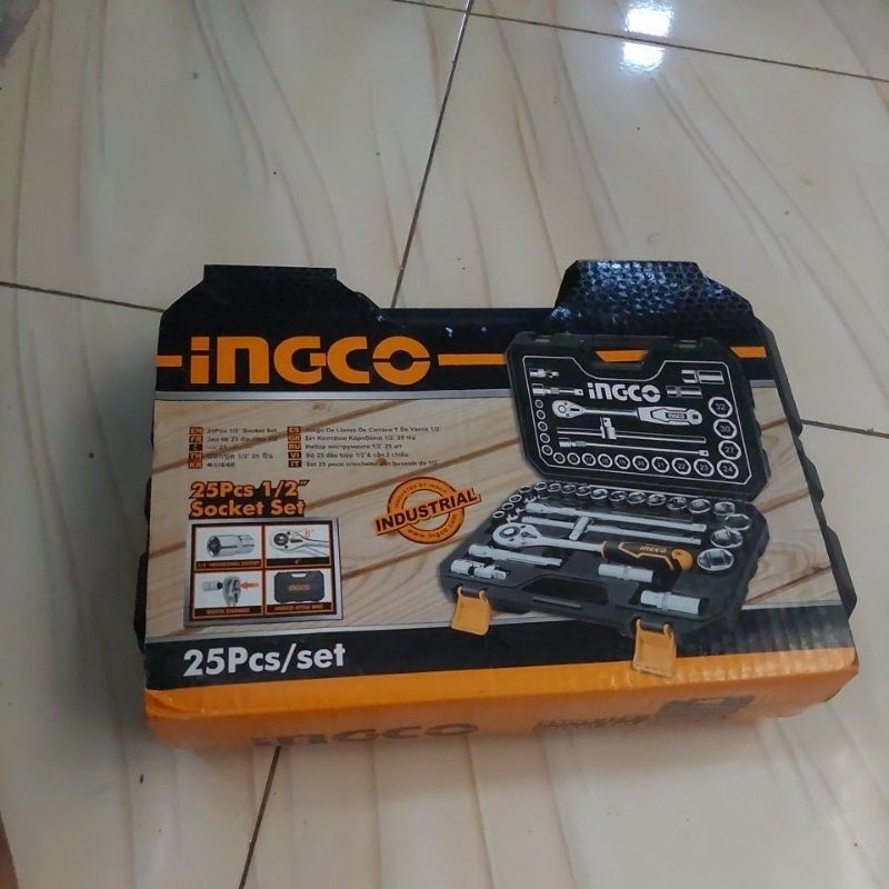 Jual INGCO socket set 25 pcs | Shopee Indonesia